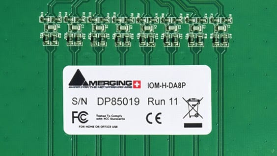 Merging Technologies announces New DA8/DA8P option card - Parsons Audio