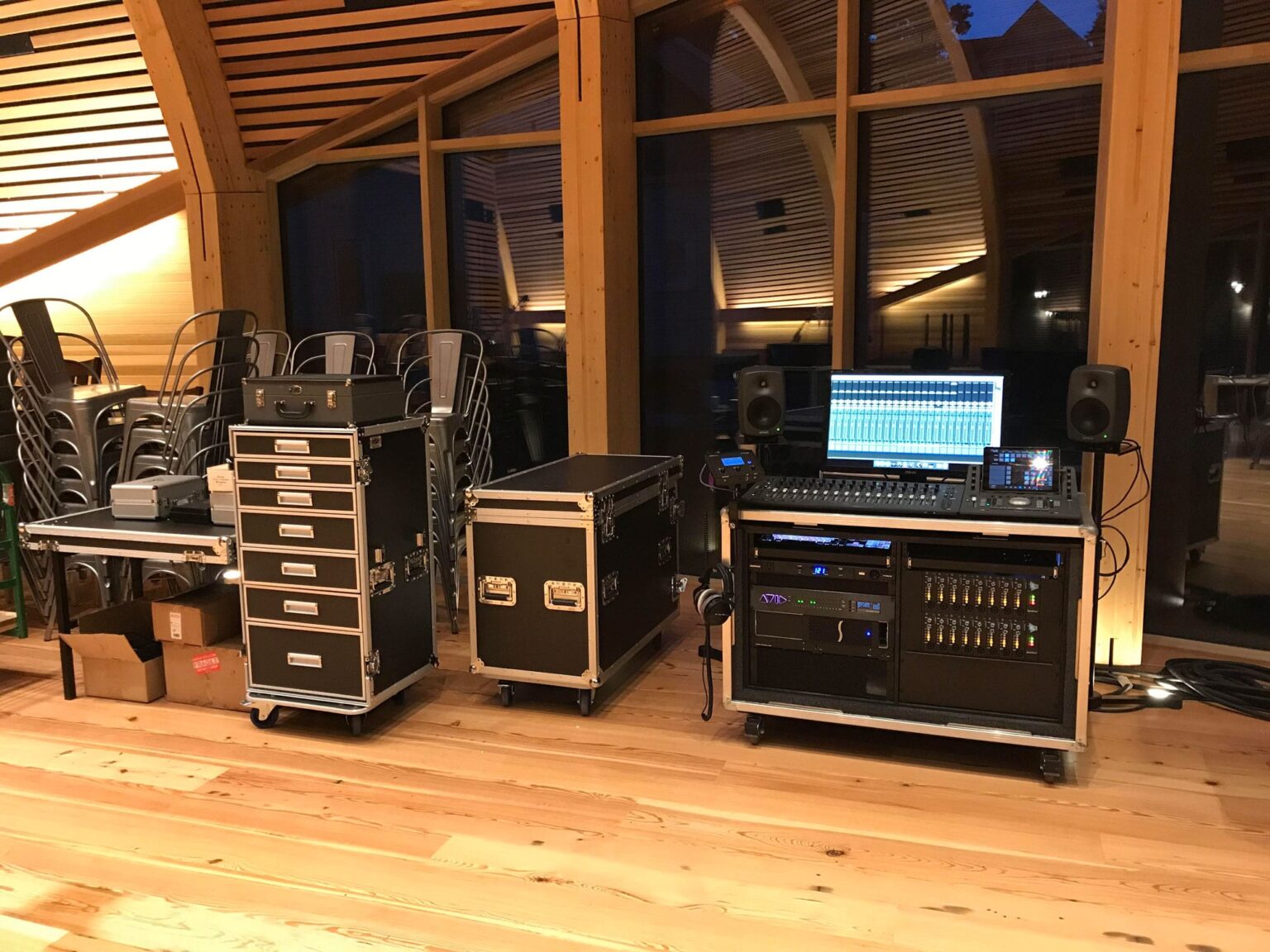 Studio 9 at Porches Inn Meyer Installation - Parsons Audio